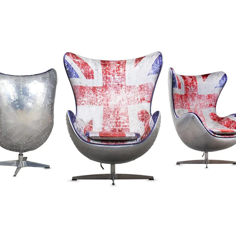 British Flag Chair - Aluminium Back | Up to 75% OFF | – HOMEBELLA